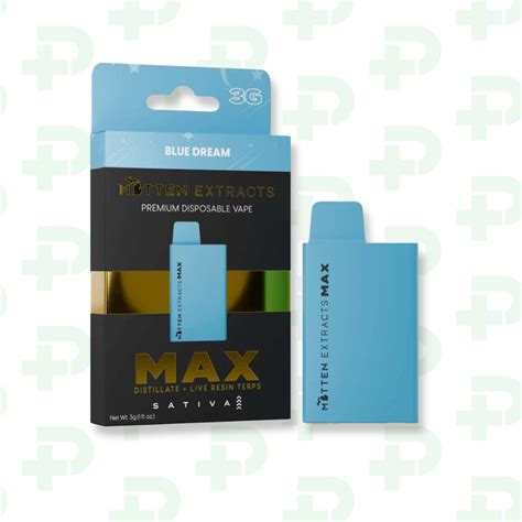 Mitten Extracts Max Disposable Sativa Blue Dream