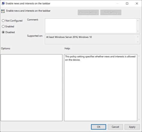 How To Disable News And Interests Using Group Policy GPO