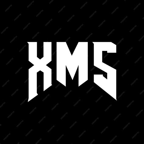 Xms Letter Logo Design For Technology Company Xms Logo Design Black And