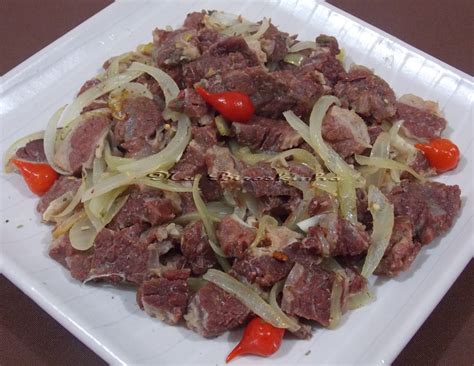 Carne Seca Acebolada Na Biroskinha
