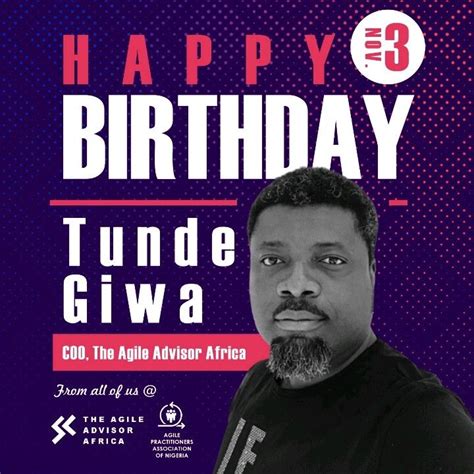 The Agile Advisor Africa On Linkedin Happybirthday Agileinnigeria