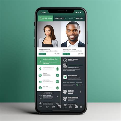 Premium Ai Image Mobile App Design Of Job Search Job Hunting App