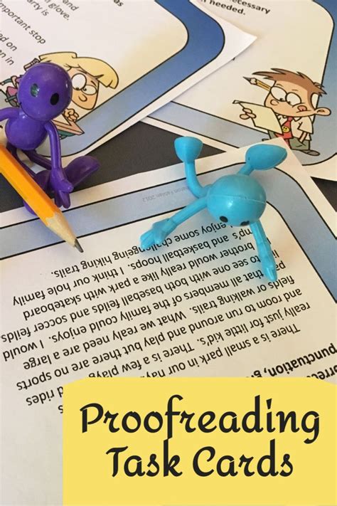 Proofreading Task Cards Print And Easel Versions Task Cards Fun