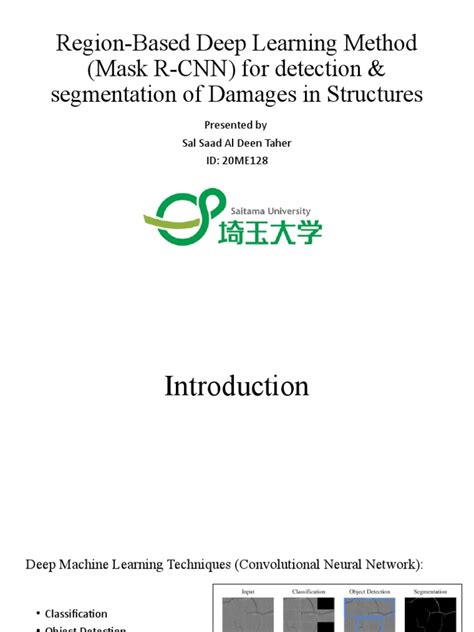 Region Based Deep Learning Method Mask R Cnn Pdf Image Segmentation Deep Learning