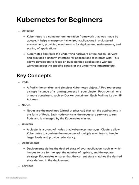 Kubernetes For Beginners Pdf Database Transaction Acid