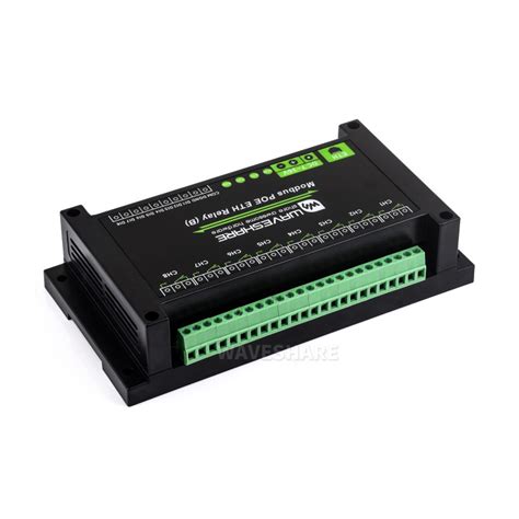 8 Ch Ethernet Relay Module B With Digital Input Modbus Rtumodbus Tcp Protocol Poe Port