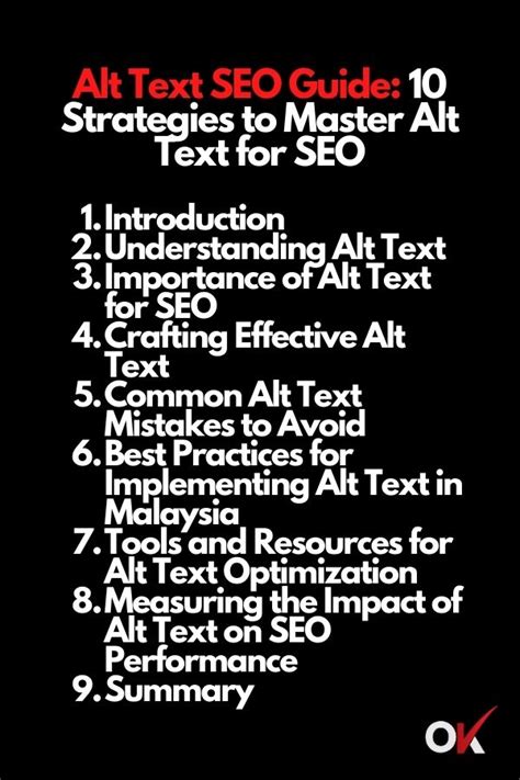 Alt Text Seo Guide 10 Strategies To Master Alt Text For Seo Oktimize
