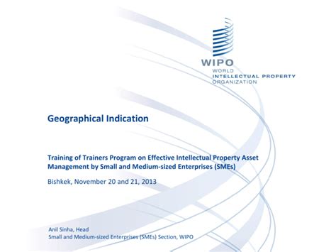 Geographical Indication