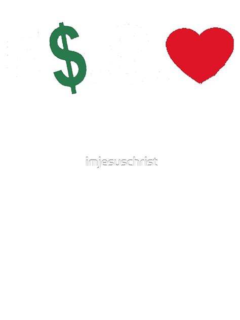 Fuck Money Spread Love White Art Print For Sale By Imjesuschrist