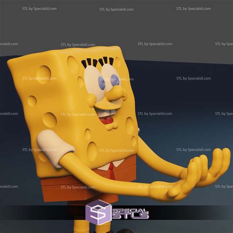 Spongebob Joystick Holder 3d Printer Files Specialstl