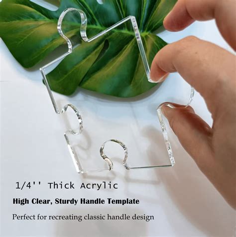 Acrylic Router Templatepuzzle Piece Serving Board Router Template For