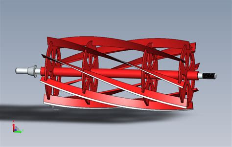 滚筒割草机刀片3D数模图纸Solidworks设计0 SOLIDWORKS 2011 模型图纸下载 懒石网