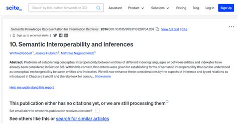 10 Semantic Interoperability And Inferences