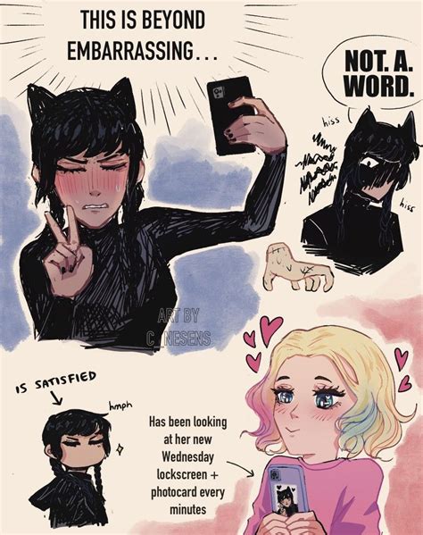 Wednesday Enid And Thing By Cnesens Rwenclair Wednesday Enid And Thing By Cnesens Rwenclair