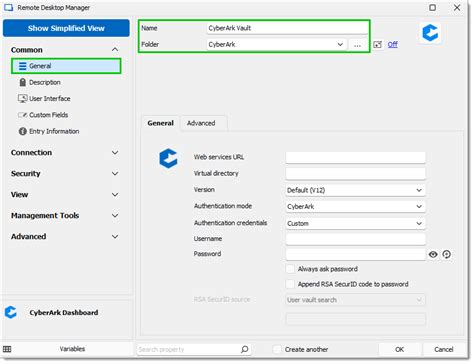 Cyberark Dashboard Configuration And Use Devolutions Documentation