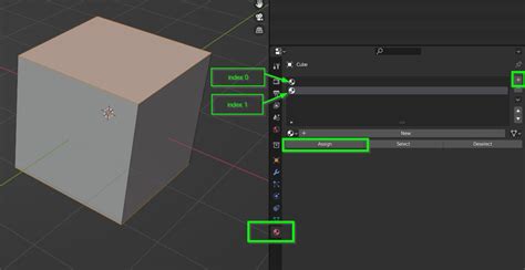 How To Assign Material Index Blender Stack Exchange