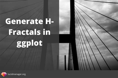 code in the r language and ggplot library to generate h fractals