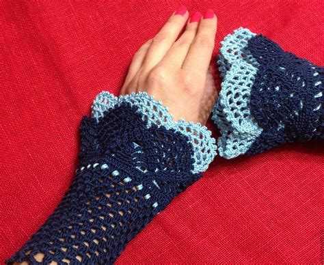 Манжеты с двойным кружевом Бохо этно купить в интернет магазине Ярмарка Мастеров по цене 2000