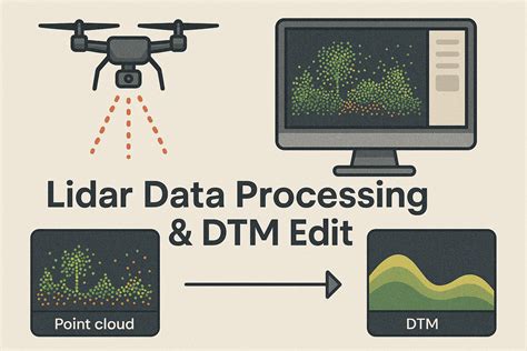 Lidar Data Processing And Dtm Edit Think Aerial