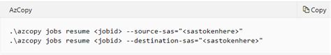 I Am Trying To Resume A Broken Job On Azcopy V10 · Issue 319 · Azureazure Storage Azcopy · Github