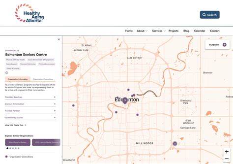 Healthy Aging Alberta Systems Map Healthy Aging CORE Alberta