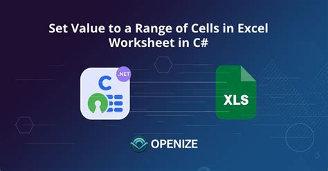 Set Value To A Range Of Cells In Excel Worksheet In C With Fileformatcells