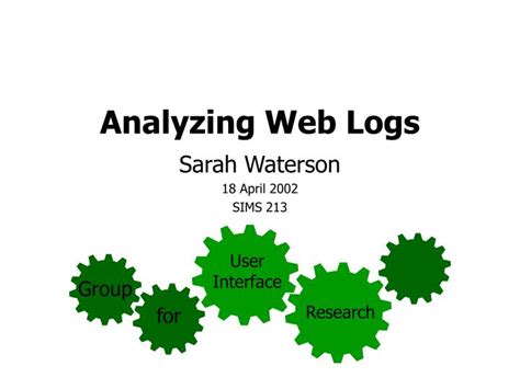 Ppt Analyzing Web Logs Powerpoint Presentation Free Download Id