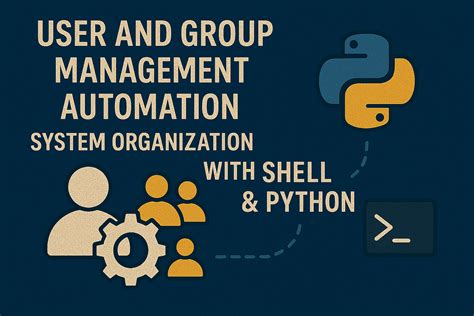 User And Group Management Automation System Organization With Shell And Python By Eren Cankut