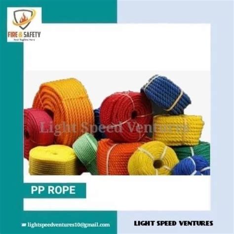 Yellow Pp Rope Polypropylene Rope Industrial And Construction At ₹ 25kg In Ahmedabad