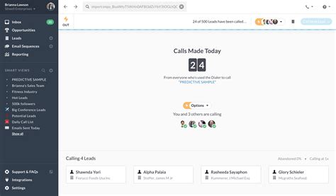 Using The Predictive Dialer