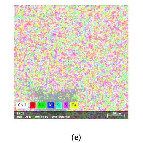 Sem Edx Map Surface Of A Cp B Cpca C Cpna D Cpcana E