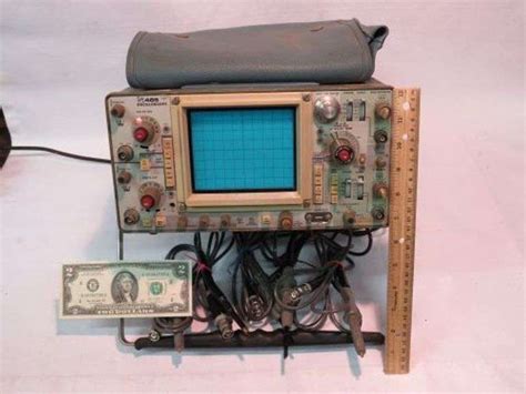 Vintage Tektronix 465 Portable 100 Mhz Oscilloscope With Sensors