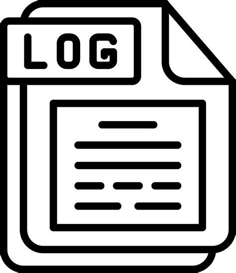 LOG Line Icon Design Vector Art At Vecteezy