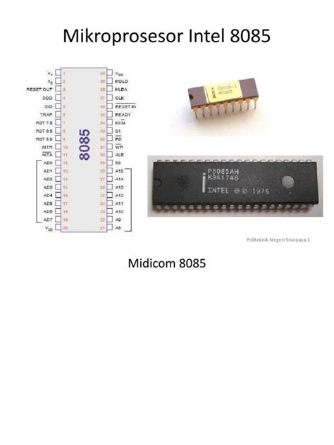 Mikroprosesor 8085 Pdf
