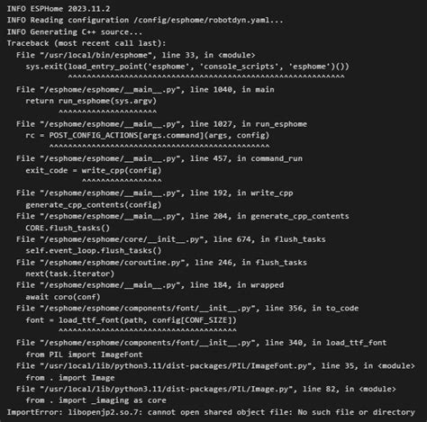 Problem With Compilation Esp After Upgrade To 2023 11 2 Esphome Home Assistant Community