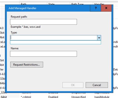 Windows Server 2016 Iis 10 Missing Managed Handlers Types Stack