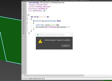 Uvw Map Selected R3dsmax