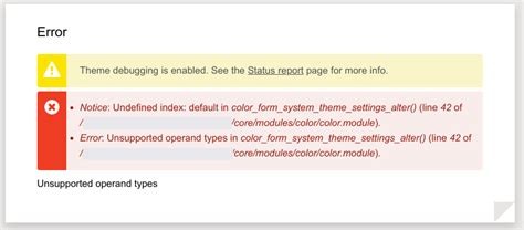 Php Notice And Error In Color Module · Issue 4399 · Backdropbackdrop Issues · Github