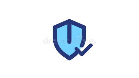 Animated Protection Color Ui Icon Stock Footage Video Of Gadget