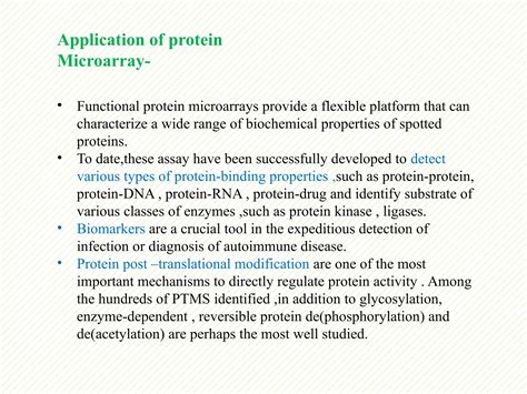 Protein Microarray Matrix Protein Identification Ppt