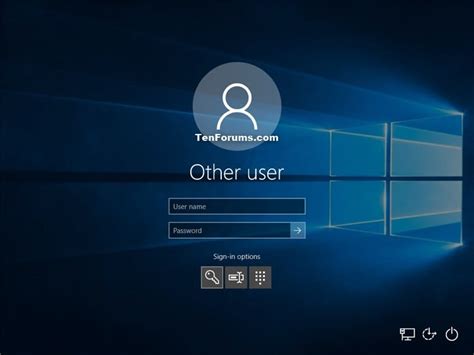 Do Not Display Last Signed In User Name On Windows 10 Sign In Tutorials