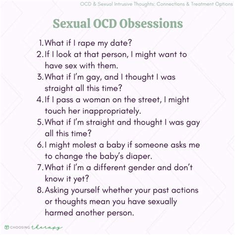 Are Sexual Intrusive Thoughts A Symptom Of OCD