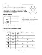 Atomic Basics Understanding Atomic Structure And Calculations Course Hero
