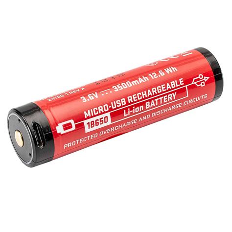 Surefire Micro Usb Lithium Ion Rechargeable Battery