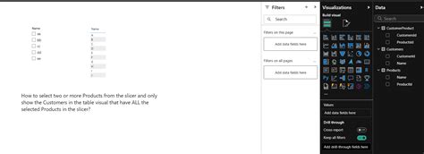 Dax How To Filter Powerbi Table Based On Multiselect Slicer Combination Of Selected Slicer
