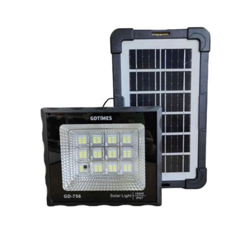 Security And Floodlights Gd Times 200w Solar Flood Light Gd 757