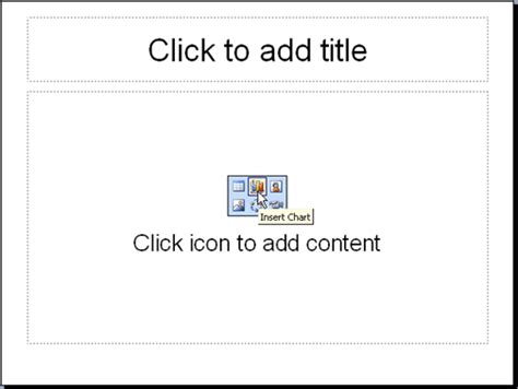 PowerPoint 2003 Adding Charts Diagrams And Tables