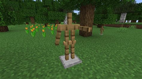 Как сделать стойку для брони в Майнкрафт команды на позы стойки