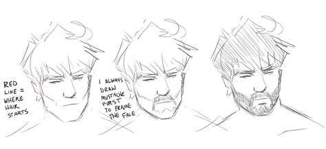 「i Give My Friend Tips On How I Draw Facial Hair You Can Hav」senkkeiの漫画