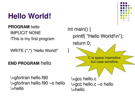 Ppt Lecture 13 Transition From Fortran To C Powerpoint Presentation